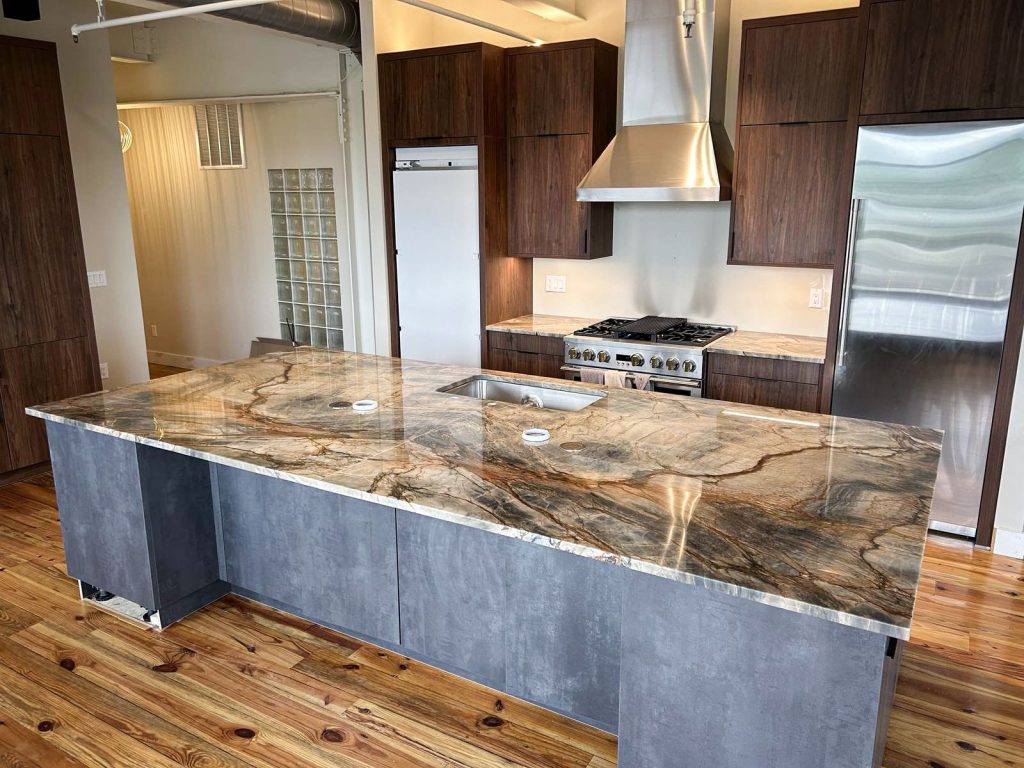 Granite Depot of Asheville - Tempest Blue Quartzite
